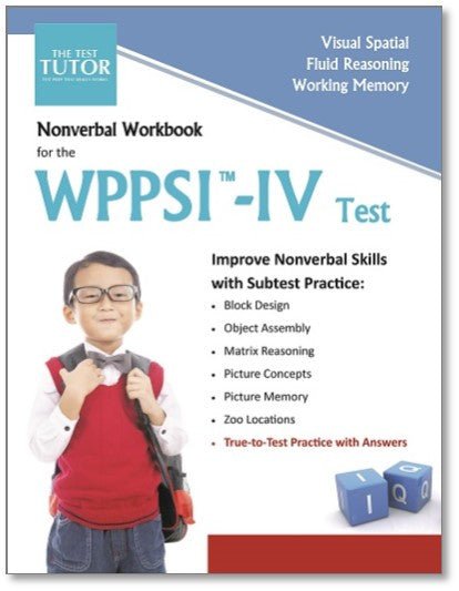 Nonverbal Workbook for the WPPSI-IV - The Test Tutor